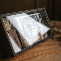 China Wooden Memory Keepsake Boxes With Personalize Acrylic Lid - Wedding Bridal Party Gift Box- Birthday & Holiday Gift for sale