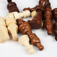 China Handmade European Professional Tournament Chess Set with Wood Case for sale