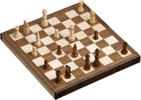 China Premium Wooden Board Game with a Portable Wood Case and Secure Storage for Pieces for sale