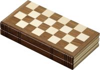China Premium Wooden Board Game with a Portable Wood Case and Secure Storage for Pieces for sale