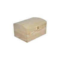 China Wooden Keepsake Box Treasure Chest Memory Storage Trunk Wood Gift Art Craft for Valuables, Toys & Tools Storage Box for sale