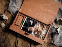 China Wooden  Photo Album Box   Wedding Picture Box for Wedding/Photography/Company Promotion Gift for sale