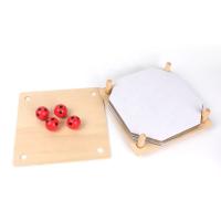 China Kids Flower Leaf Flower Press Kit Nature Crafts Wooden Art Kit Custom Size for sale