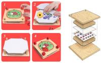 China Nature Crafts Flower Press Kit Leaf Press Art Kit Wooden Box Age 2 To 4 Years for sale