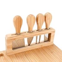 China Fruit Antibacterial  Wooden Knife Holder Cheese Board Knife Board Holder for sale