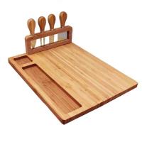 China Fruit Antibacterial  Wooden Knife Holder Cheese Board Knife Board Holder for sale