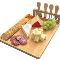 China Fruit Antibacterial  Wooden Knife Holder Cheese Board Knife Board Holder for sale
