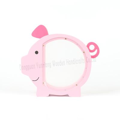 China Customizable Wooden Coin Bank for Kids Durable Money Saving Jar for Boys and Girls Ideal for Room Decor and Gift Giving for sale
