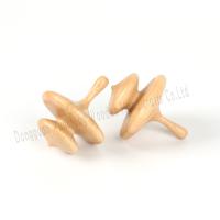 China Eco-Friendly Wooden Spin Tops for Montessori Sensory Play for sale