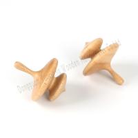 China Eco-Friendly Wooden Spin Tops for Montessori Sensory Play for sale
