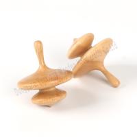 China Eco-Friendly Wooden Spin Tops for Montessori Sensory Play for sale