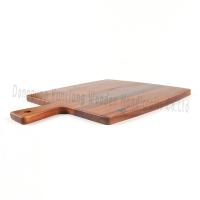 China Knife-Friendly Acacia Wood Cutting Board with Handle , Natural Acacia Wood Chopping Board for Kitchen for sale