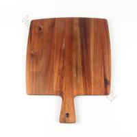 China Knife-Friendly Acacia Wood Cutting Board with Handle , Natural Acacia Wood Chopping Board for Kitchen for sale