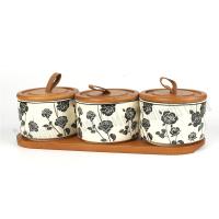 China Silicone Ring Natural Wooden Jar Lid Leak-Proof Airtight Replacement for Mason Jars Glass Containers for sale