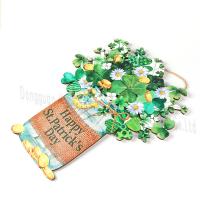 China Non-Toxic St Patrick's Day Decorations Wooden Table Sign Irish Clover Decor for Indoor Home Tabletop Decor Party Gift for sale