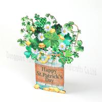 China Non-Toxic St Patrick's Day Decorations Wooden Table Sign Irish Clover Decor for Indoor Home Tabletop Decor Party Gift for sale