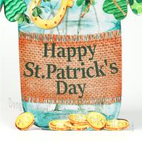 China Non-Toxic St Patrick's Day Decorations Wooden Table Sign Irish Clover Decor for Indoor Home Tabletop Decor Party Gift for sale