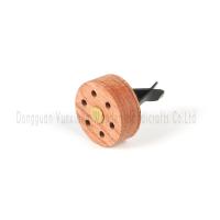 China Wood Round Essential Oil Diffuser, Car Air Freshener Vent Clip Aromatherapy Diffuser, Car Diffuser Clip for Car Office Bedroom for sale