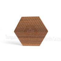 China Cute Rustic Farmhouse Wooden Cup Coaster Cool Bar Drink Coasters with Holder Decorative Modern Coaster for Coffee Table Desk Home Decor for sale
