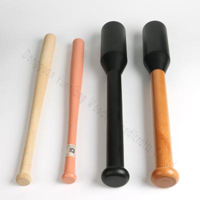 China Adult Baseball and Softball Wooden One Hand Training Bat Painting Option Customizable for sale