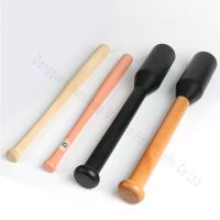 China Adult Baseball and Softball Wooden One Hand Training Bat Painting Option Customizable for sale