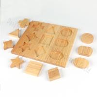 China Gift Montessori Wooden Sorting Matching Toy for Kid Toddler Shape Learning Game Educational Toys for 1 2 3 Year Old for sale