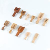 China Customized Logo Mini Bamboo Spoons for Small Spice Scooping in Cooking and Bathing for sale