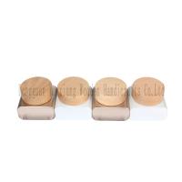 China Customized Shape Non-Toxic Wooden Lids for Skincare Jars Organic Cream Balm Caps Bottles and Durable for sale