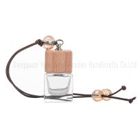 China UV Printing Handling Wooden Car Fragrance Bottle Lid for Elegant and Stylish Car Air Freshener for sale