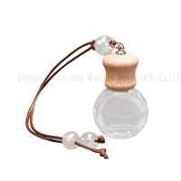 China UV Printing Handling Wooden Car Fragrance Bottle Lid for Elegant and Stylish Car Air Freshener for sale
