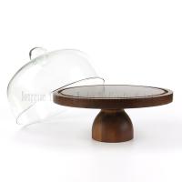 China Custom Size Wooden Cake Stand for Natural Wood Food Display Stand Dessert Table Cupcakes Wedding Party Decor for sale