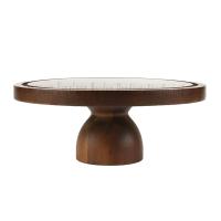 China Custom Size Wooden Cake Stand for Natural Wood Food Display Stand Dessert Table Cupcakes Wedding Party Decor for sale