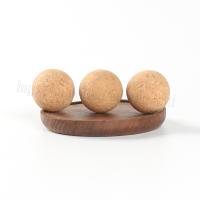 China High Durability Cork Ball Stopper for Glass Decanter Wine Bottle and Myofascial Release Massage Roller Ball Non-Toxic for sale