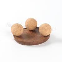 China High Durability Cork Ball Stopper for Glass Decanter Wine Bottle and Myofascial Release Massage Roller Ball Non-Toxic for sale