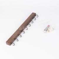 China Custom Wooden Coat Rack Wall Mount Farmhouse Style Entryway Organizer for sale