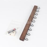 China Custom Wooden Coat Rack Wall Mount Farmhouse Style Entryway Organizer for sale