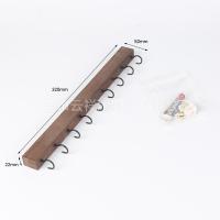China Custom Wooden Coat Rack Wall Mount Farmhouse Style Entryway Organizer for sale