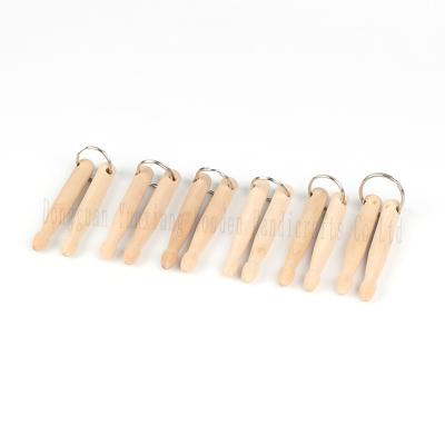 China Custom Wooden Drum Stick Keychain for Musicians for sale