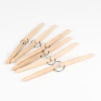 China Custom Wooden Drum Stick Keychain for Musicians for sale