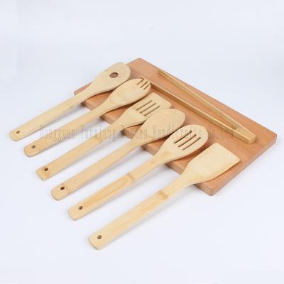 China Bamboo Kitchenware Set for Nonstick Cookware - Eco Friendly Utensils for sale