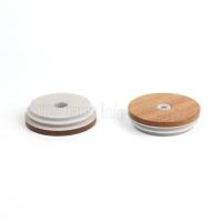 China Natural Beech Wooden Jar Lid for Glass Canisters Airtight for sale