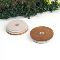 China Natural Beech Wooden Jar Lid for Glass Canisters Airtight for sale