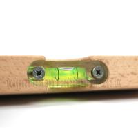 China Premium Wooden Spirit Level Accurate Bubble Level Tool for DIY Home Improvement Woodworking and Construction Projects with Clear Calibration and High Precision for sale