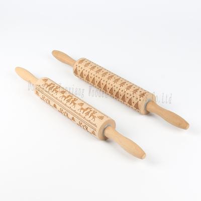 China Premium Wooden Rolling Pin for Baking – Handcrafted Smooth Beechwood Rolling Pin for Dough, Pastry, Cookies, and Pizza – Durable, Easy-to-Clean Kitchen Tool for Home Bakers and Professionals for sale