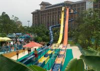 China Fiberglass Kamikaze Water Slide - 12m Height, 7m Platform with 0.85m Inner Width for Commercial Water Parks for sale