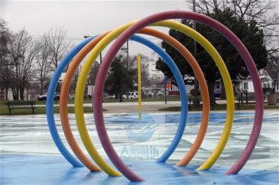 China Hot Dipped Galvanized Steel Water Arches for Children Spray Park - 1.8m Height, 5-8 m³/h Flow Rate for sale