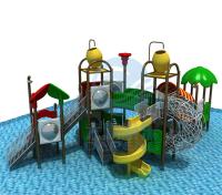 China Outdoor Water Slide for Kids Playground - 17x16x6.2m LLDPE Construction with Anti-UV Protection for sale