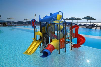 China Custom LLDPE Metal Water Slide 820x450x480cm for Playgrounds | 5-20 Kids Capacity | CE/EN1176 Certified for sale