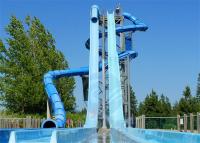 China Fiberglass Kamikaze Water Slide 12m Height 180-200 Guests/Hour High Speed Free Fall Aqua Park Slide for sale