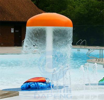 China 3.0m Height Mushroom Water Fountain for Children's Splash Pad | 2m Diameter Spray Park Equipment with 8 m³/h Flow for sale
